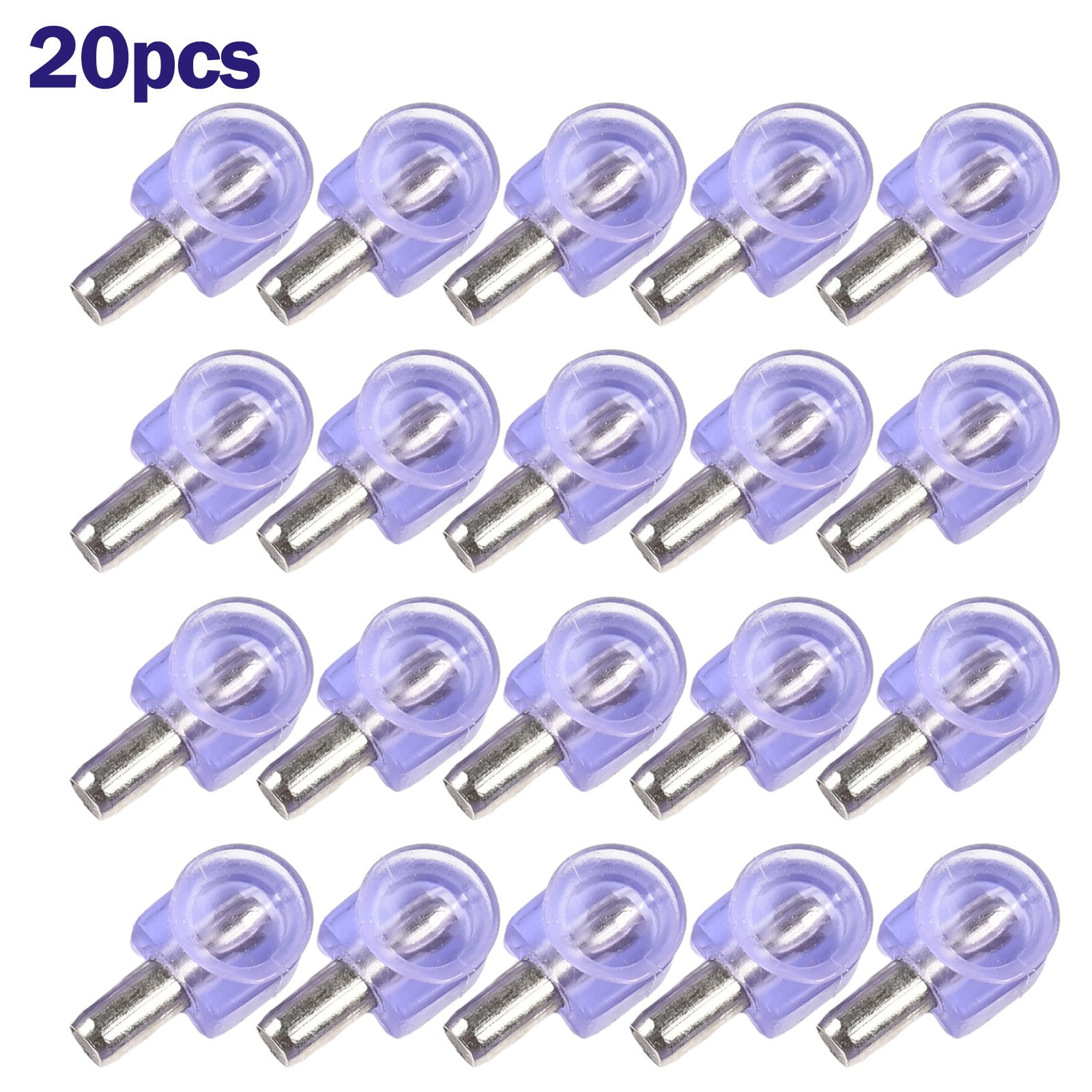 20PCS Shelf Studs Pegs Plastic Laminate Support Bracket Cabinet ...
