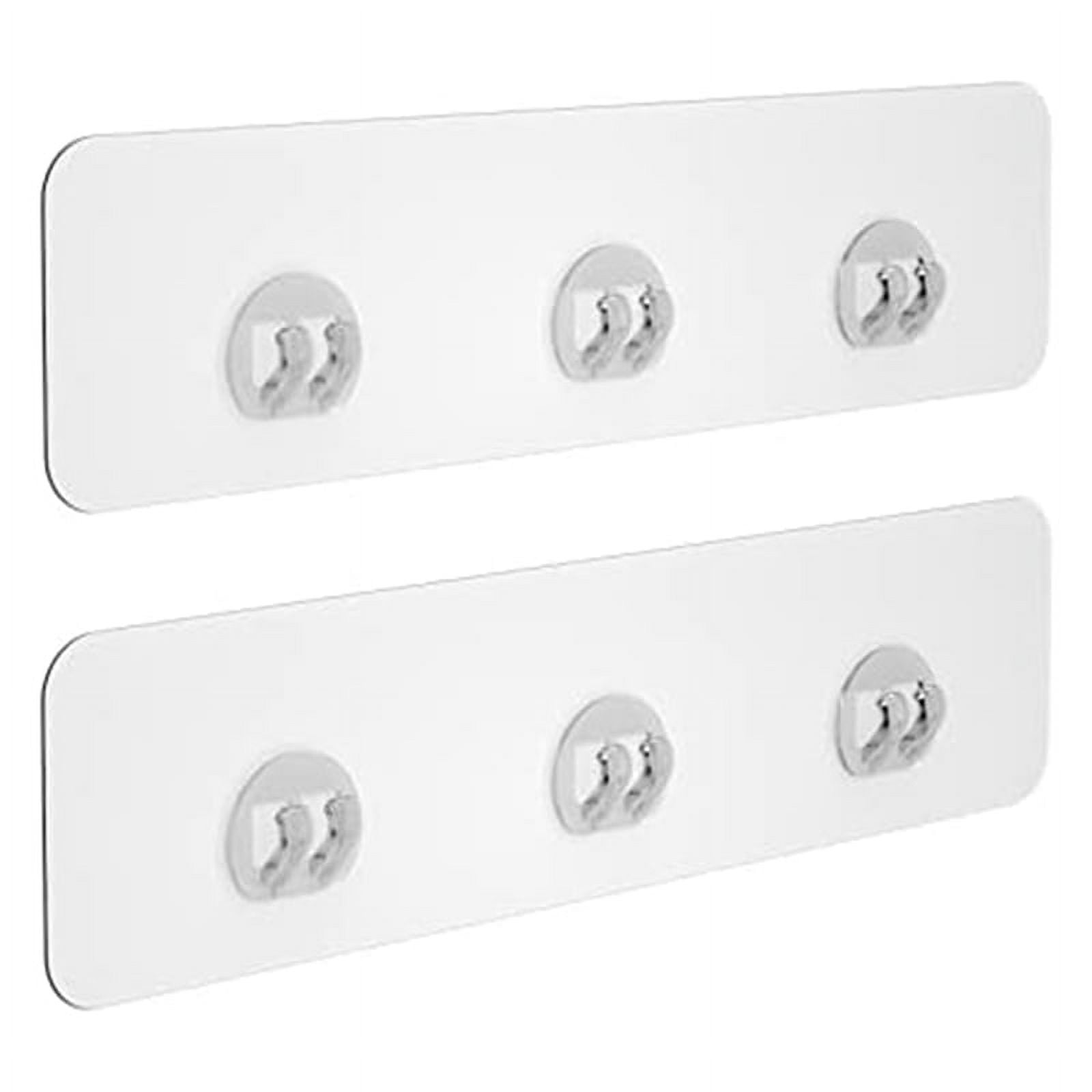 20PCS Shower Adhesive Replacement, No Drilling Strong Stick Transparent ...