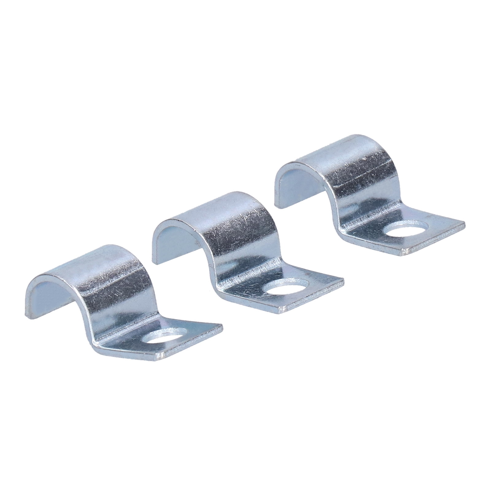 20PCS Single Hole Pipe Clamp Zinc Plated Stainless Steel Pipe Clip for ...