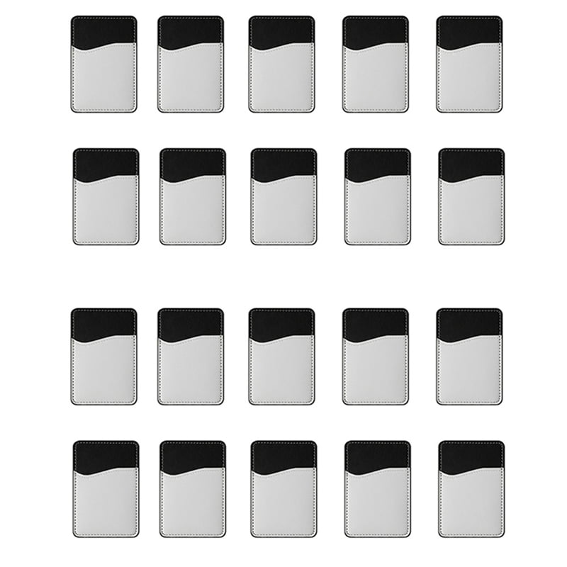 20PCS Sublimation Blanks Phone Wallet - PU Leather Card Holder for Back ...