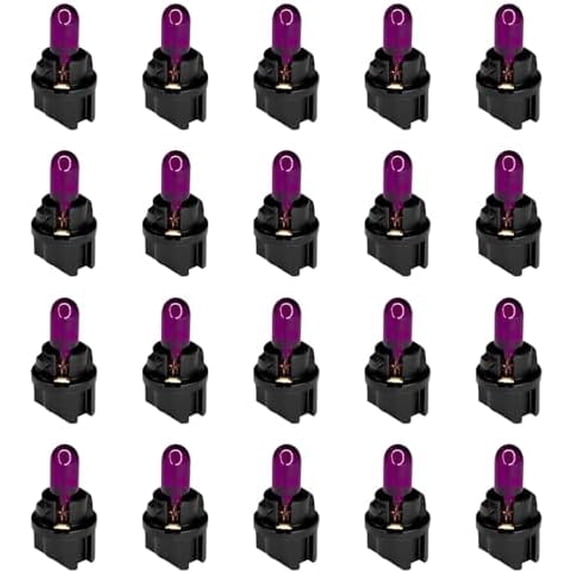 20PCS T5 17 57 86 Halogen Instrument Cluster Bulbs Kits, 12V Dash Light ...