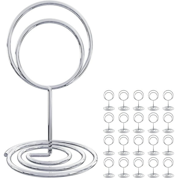 Food Label Holders and Table Number Stands for Buffets and Events