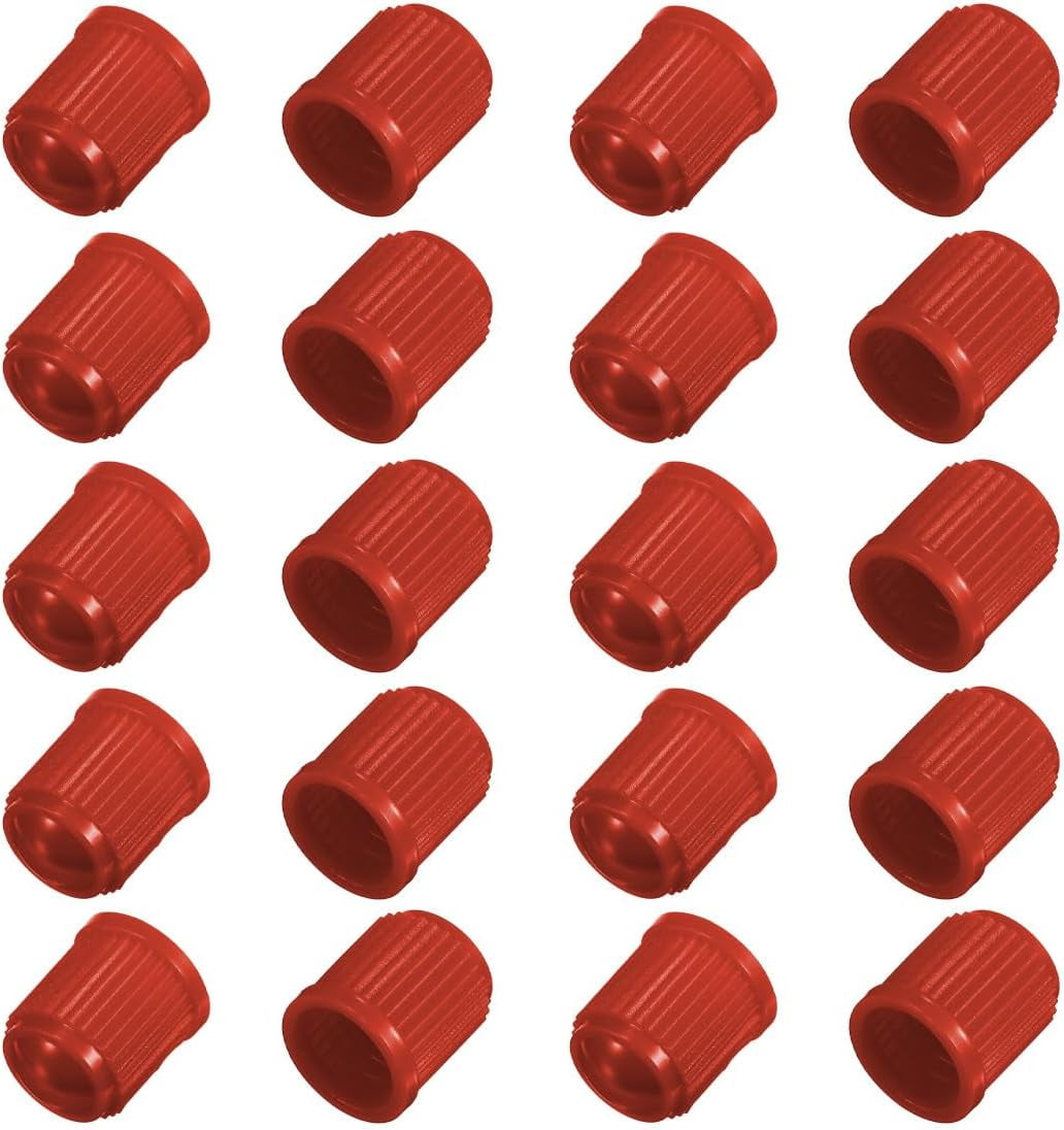 20PCS Tire Valve Stem Caps, Tire Valve Dust Caps Air Caps Cover with O ...