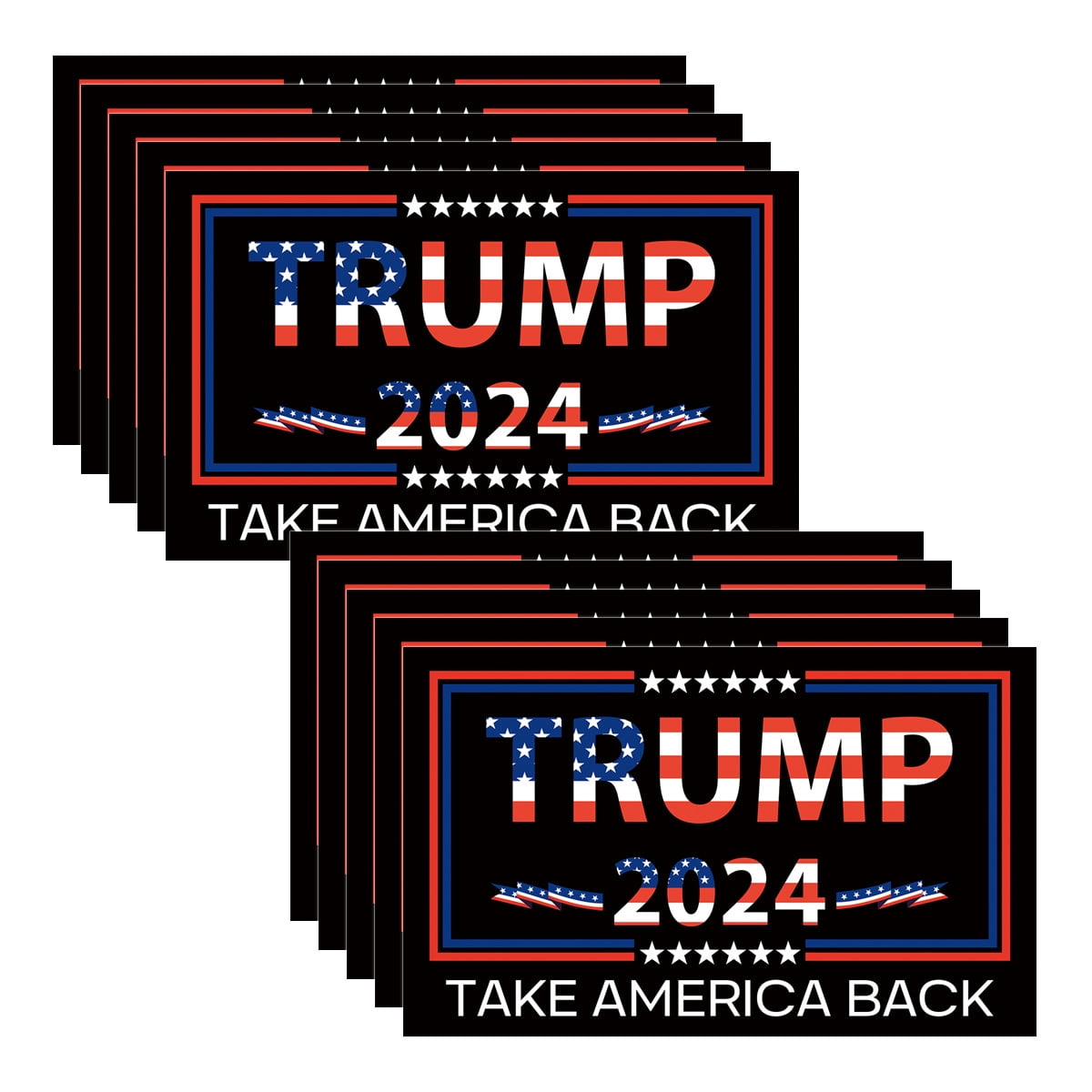 20PCS Trump 2024 Sticker, 5 inches x 3 inches Big Trump Letters Car ...