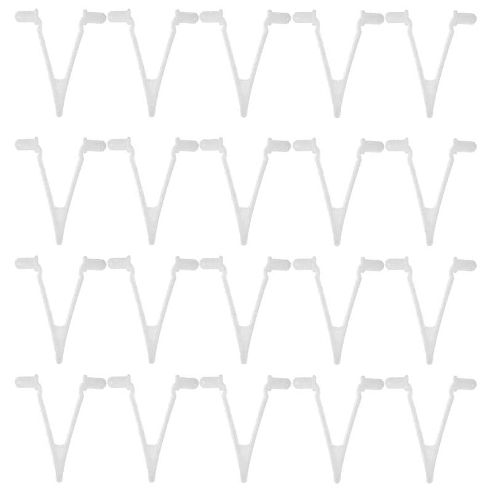 20PCS x V Clip-White - Walmart.com
