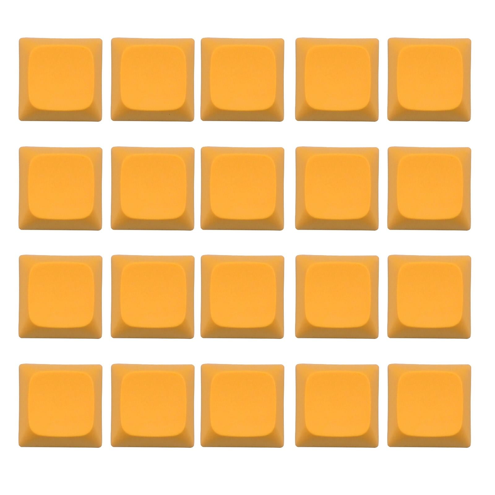 20PCs PBT Blank Keycaps Mechanical Keyboard Installation 1U XDA Profile ...