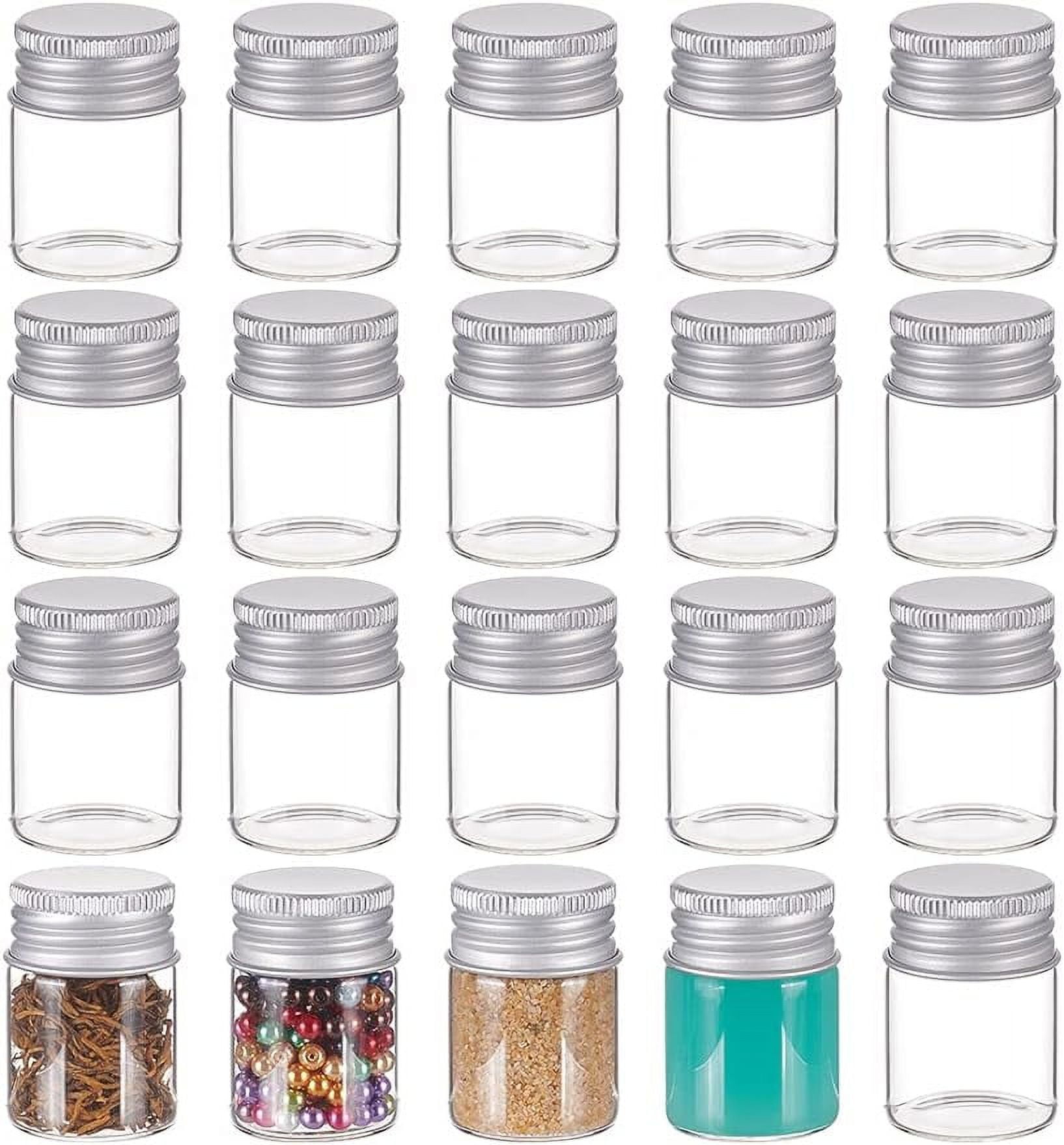 DIY 20 Pack 15ml/0.5oz Tiny Glass Bottles Sample Vials Glass Bottles ...