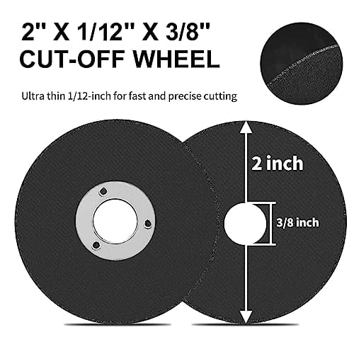 20Pack 2 Inch Cutoff & Grinding Die Grinder Wheel Kit, 10Pcs Cut Off ...