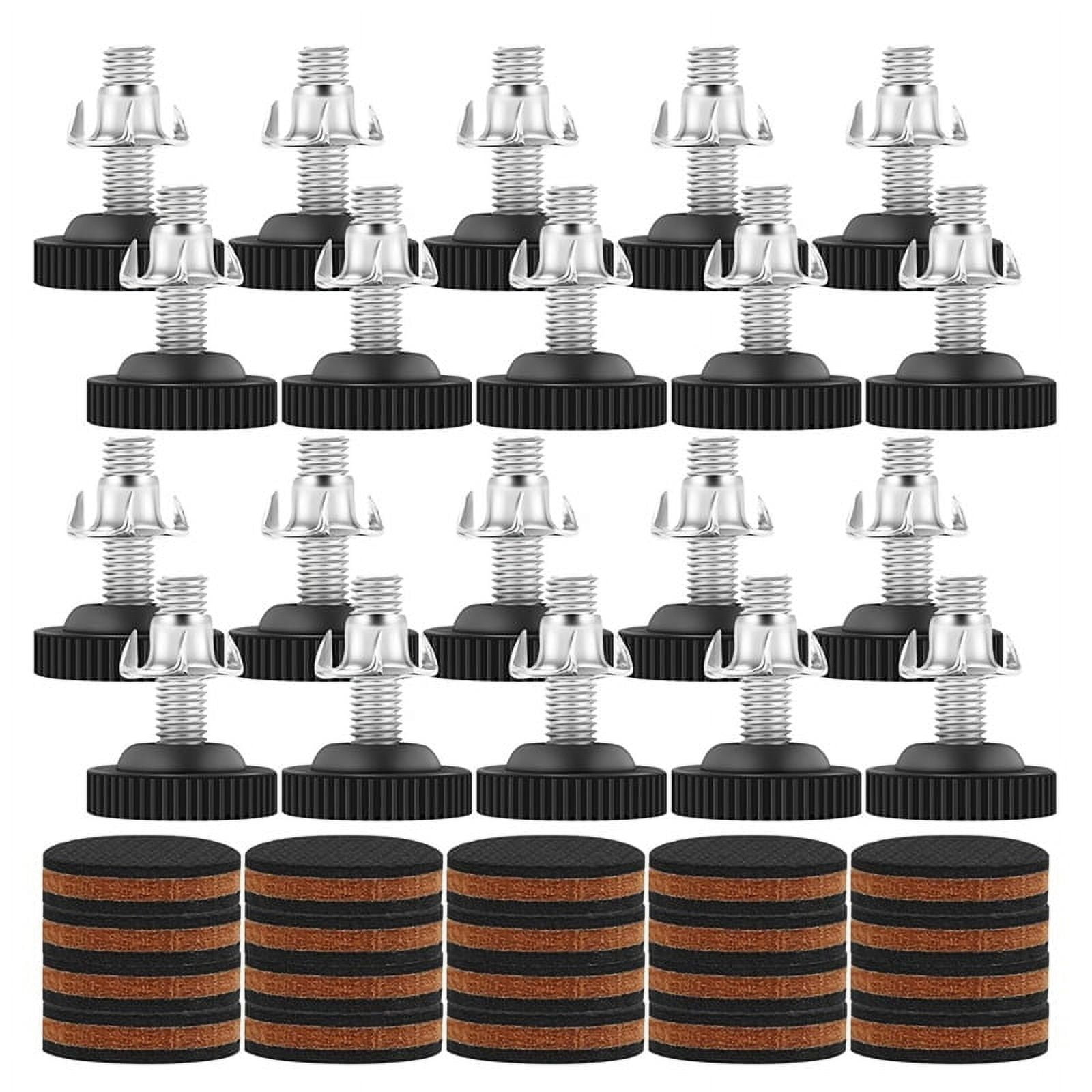 20Pack Adjustable Furniture Levelers with Floor Protectors,3/8 Inch ...