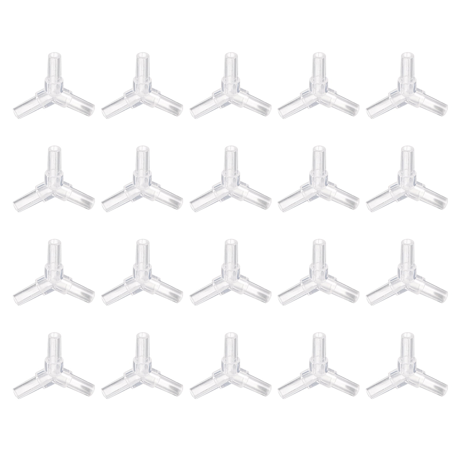 20Pack Aquarium Air Valve Connector Plastic Inline Tubing 5mm OD Y ...
