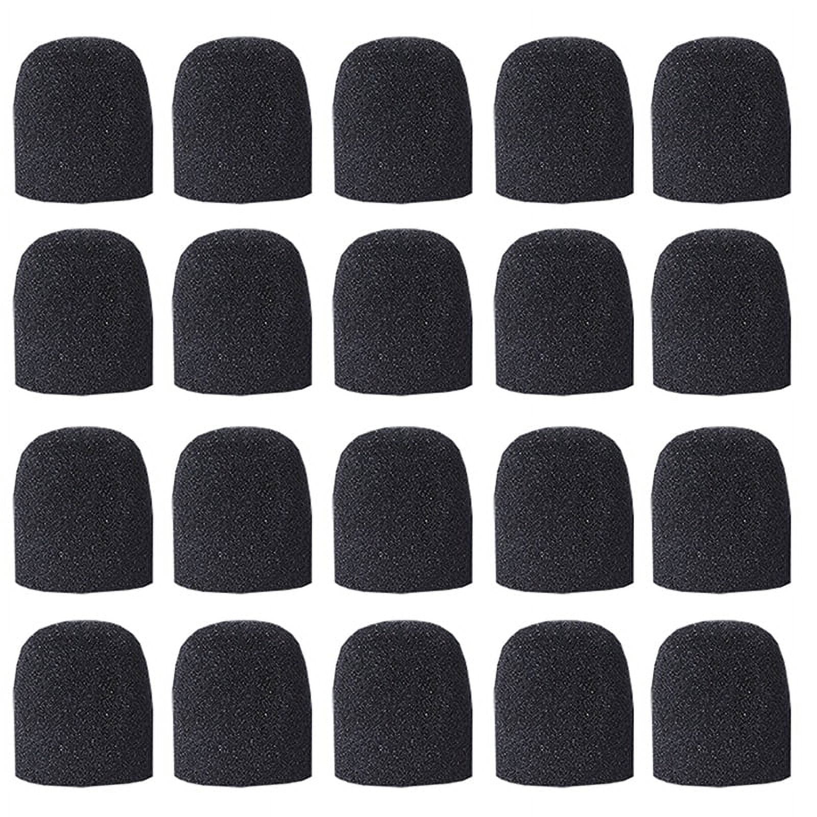 20Pack Black Foam Microphone Windscreen, Mic Covers Handheld Windscreen ...