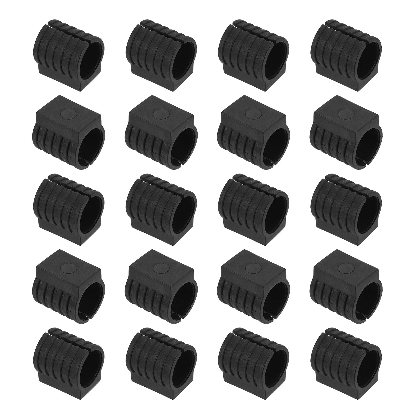 20Pack Chair Leg Caps, 0.63" Dia. U-Shaped Office Chair Floor ...