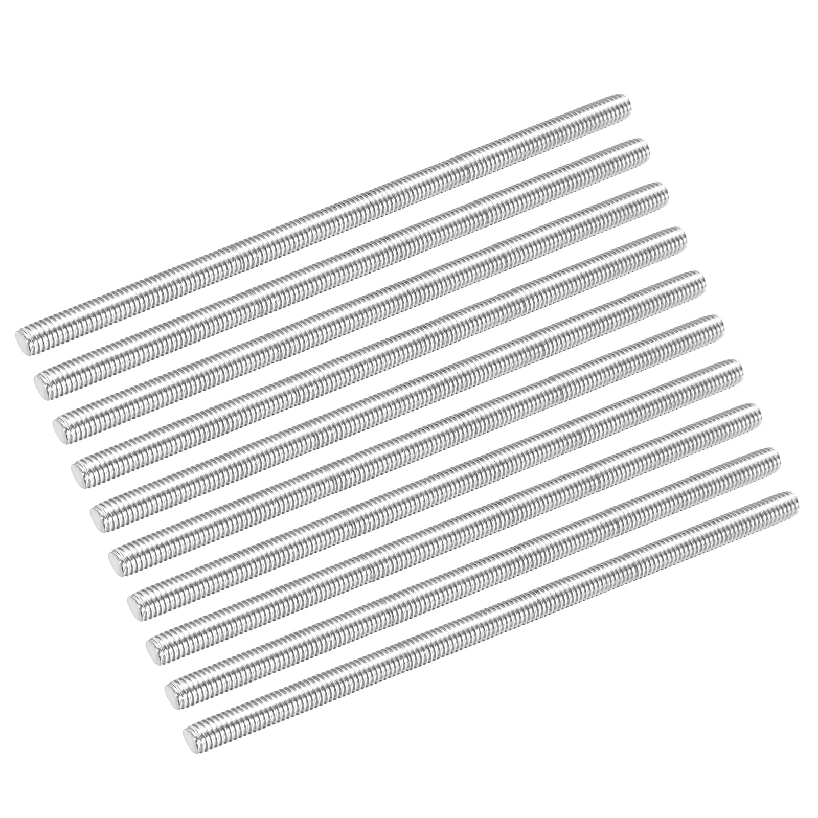 20Pack Fully Threaded Rod M6 x 140mm 1mm Thread Pitch 304 Stainless ...