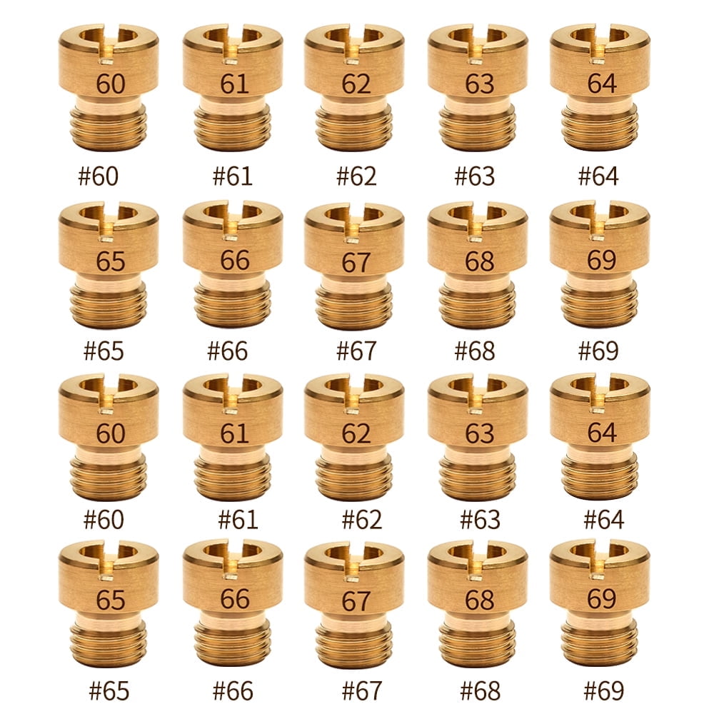 20Pack Holley Carburetor 1/4-32 Gas Main JETS KIT 60-69 2 EACH ...