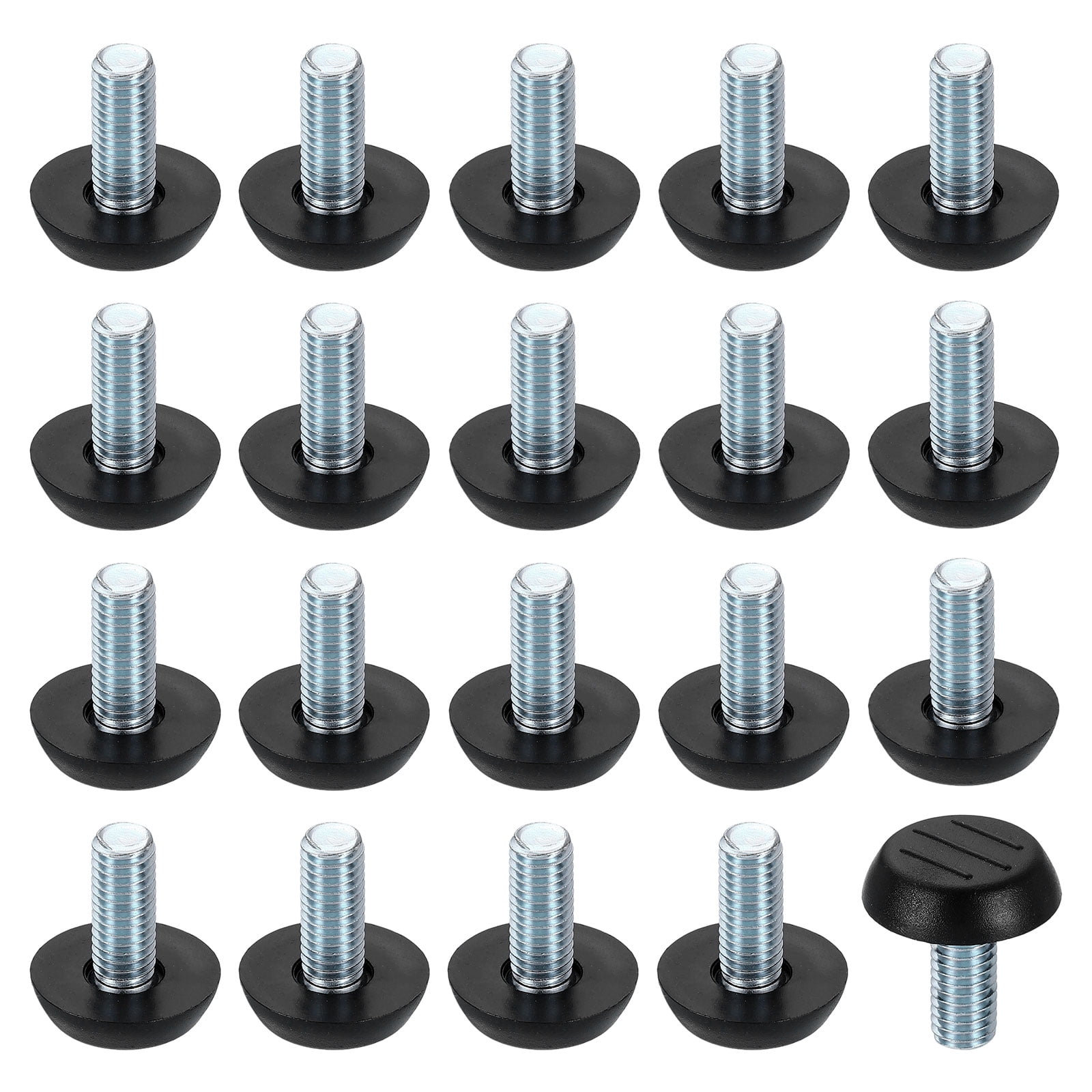 20Pack M8 Thread Furniture Feet Levelers, 23x20 Adjustable Leveling ...
