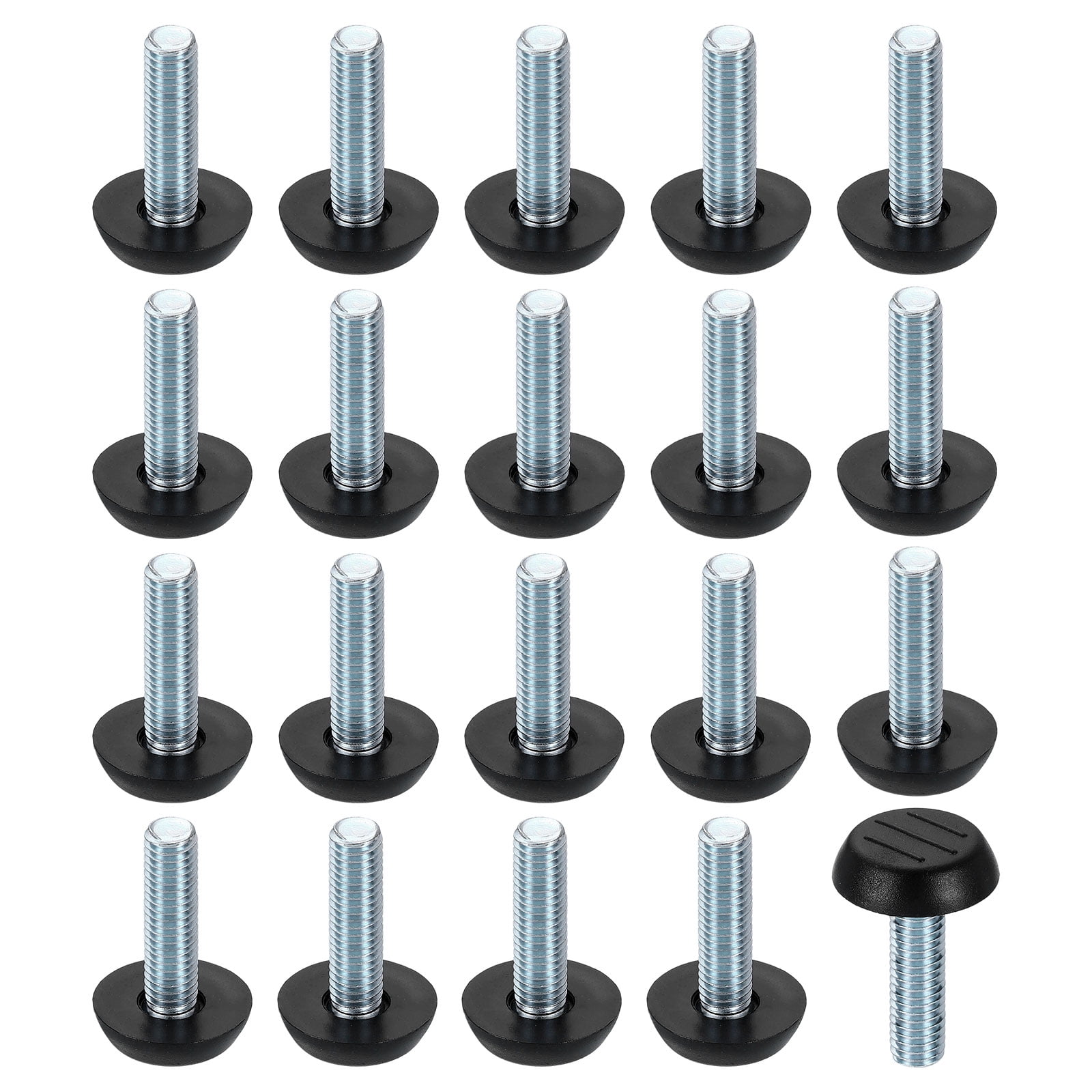 20Pack M8 Thread Furniture Feet Levelers, 23x31 Adjustable Leveling ...