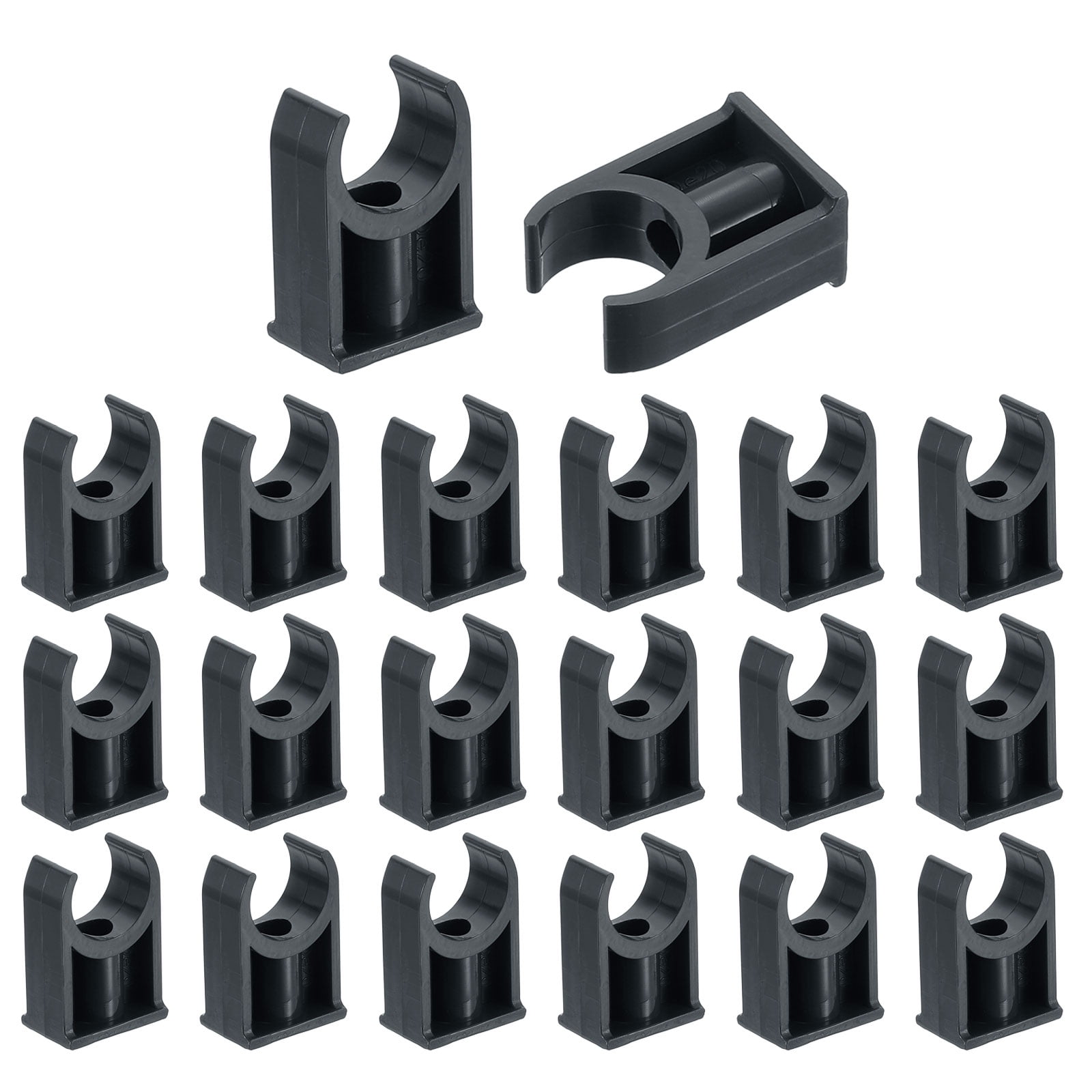 20Pack Water Pipe Clamps Clips, U-Shaped Holder Buckles for 20mm OD ...