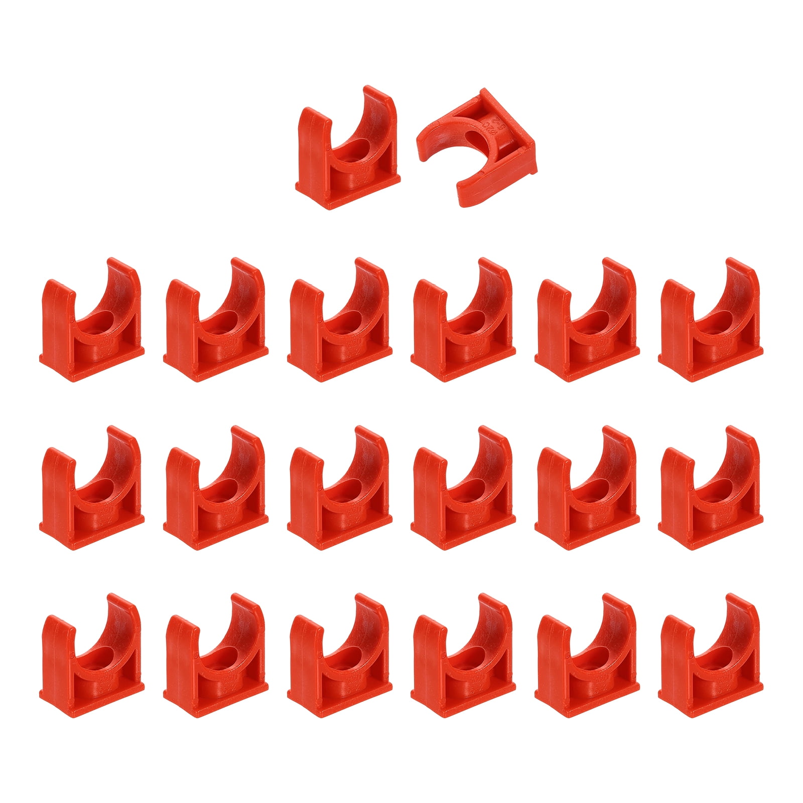 20Pack Water Pipe Clamps Clips, U-Shaped Holder Buckles for 20mm OD ...
