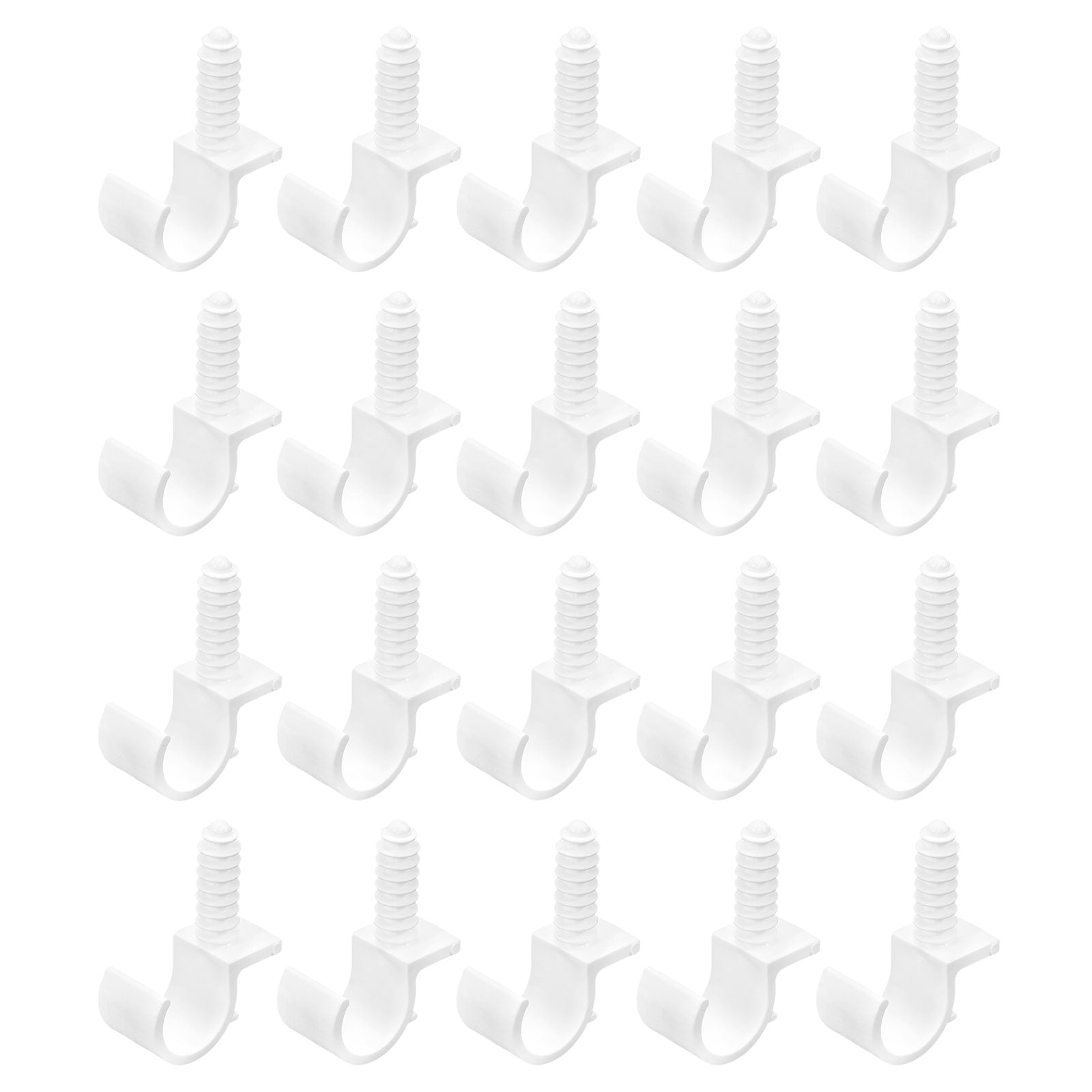 20pack Plastic Pipe Clip, Water Pipe Clamps for 3/4"(20mm) Tube for ...