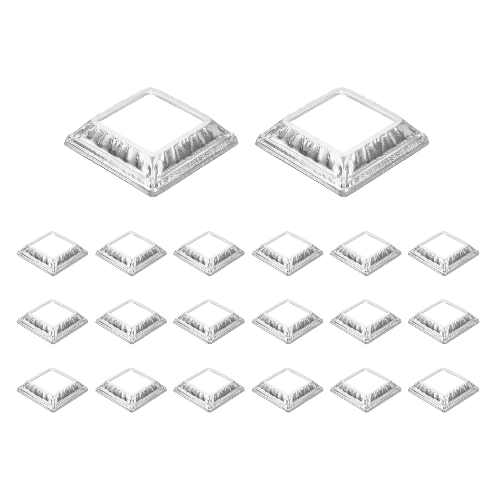 20Pack Post Base Cover, 3.5x3.5 Metal One-Piece Post Skirt Porch Column ...