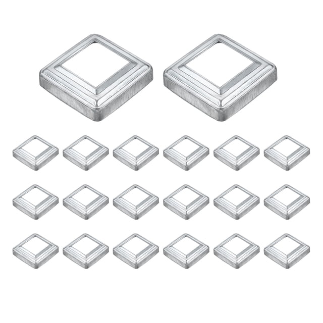 20Pack Post Base Cover, 3x3 Metal Integral Style Post Skirt Porch ...