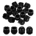 20Pack Round Chair Leg Caps, 1" (25mm) Plastic Plugs Insert, Tubing End ...