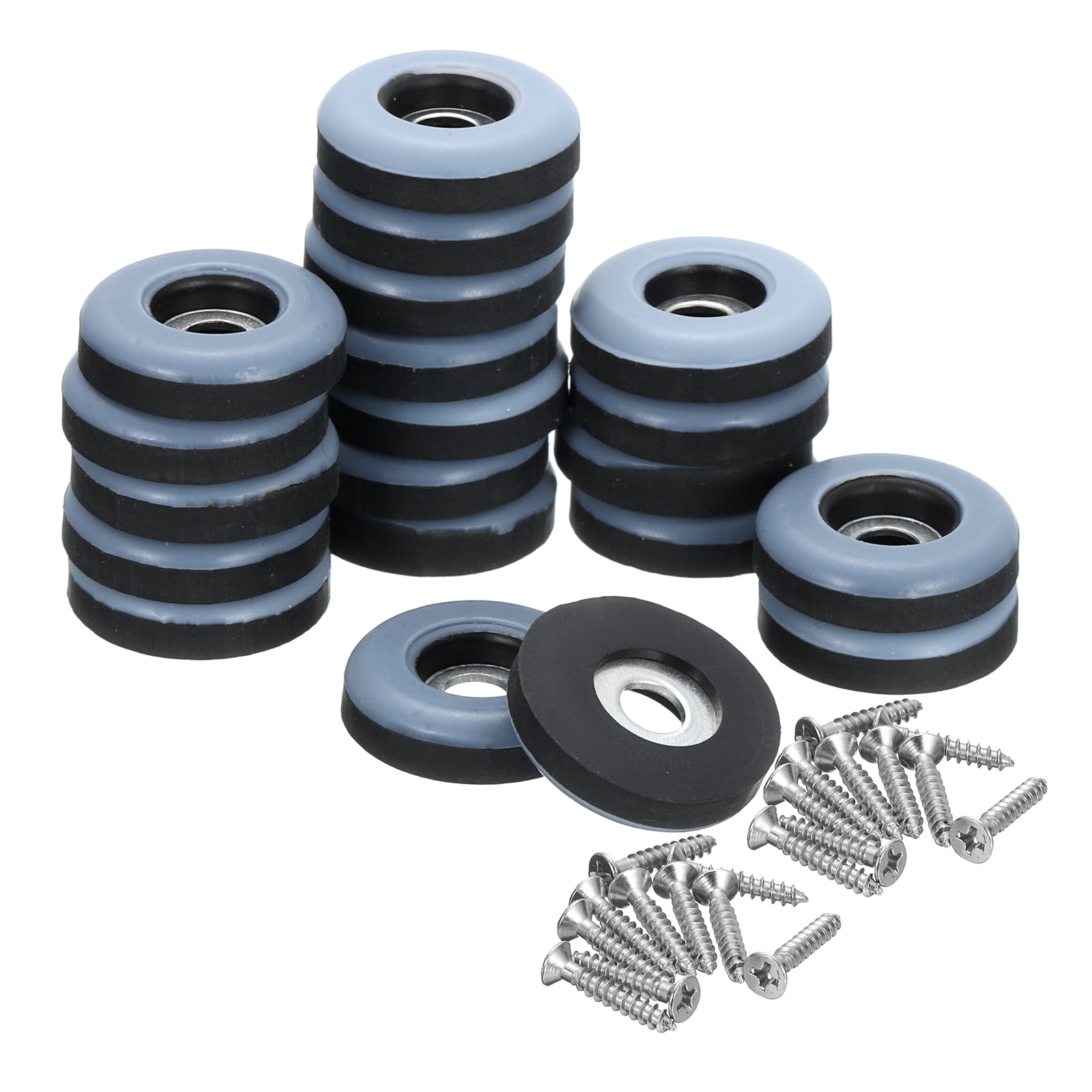 20Pack Screw on Furniture Sliders, 0.87"(22mm) Round Furniture Glides ...