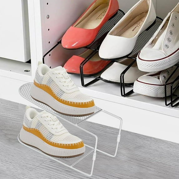 20Pack Shoe Slots Organizer Metal Shoe Stacker Shoe Storage Organizers ...