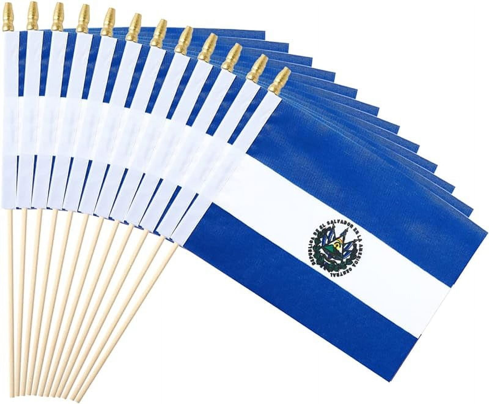 20Pack Small Mexico Flag Handheld Mini Mexican Flag on Stick 5x8 Inch ...