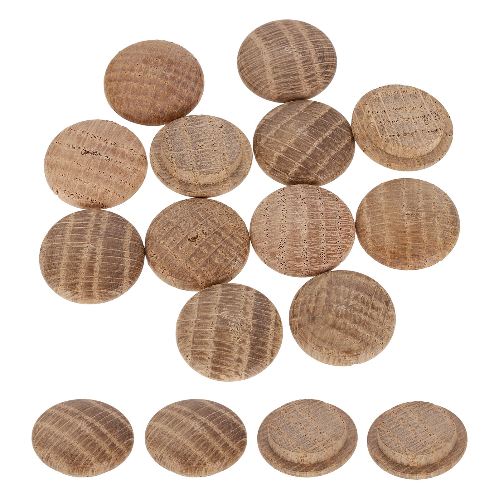 20Pack Wood Button Plugs, 18mm / 0.71" Hardwood Screw Hole Plug ...