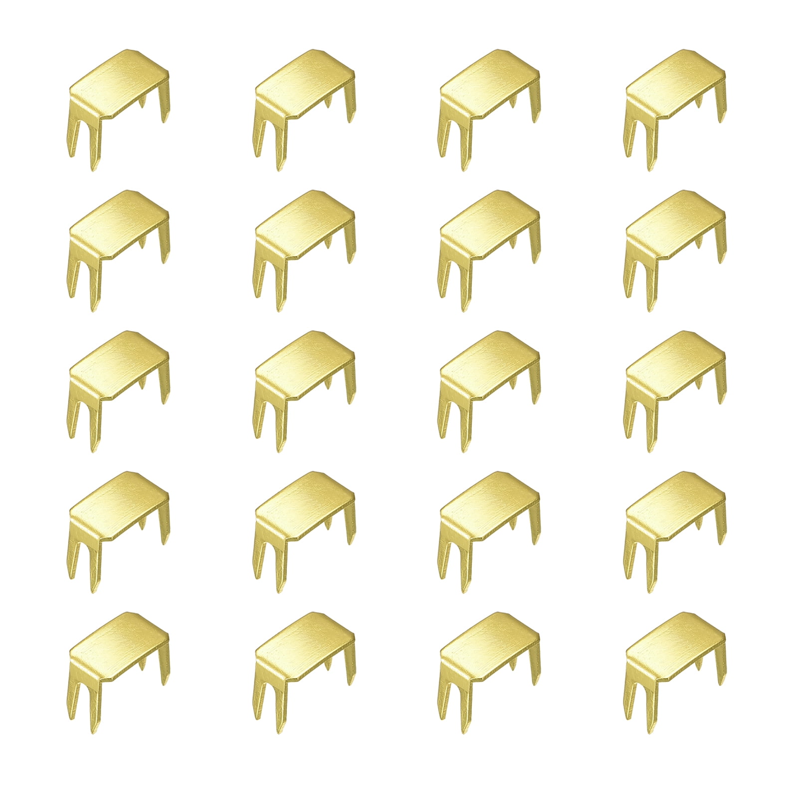 20Pack Zipper Stoppers, #5 Top & Bottom Stops for Rescue Repair, Gold ...