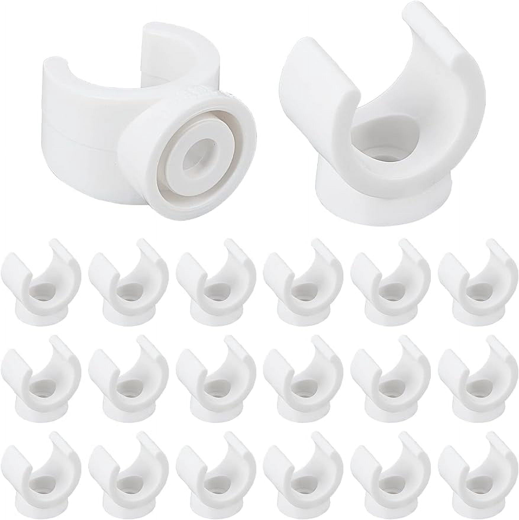 20Packs 4/5-Inch U-Hook PEX Holder TV Tray Replacement Clips PVC Water ...
