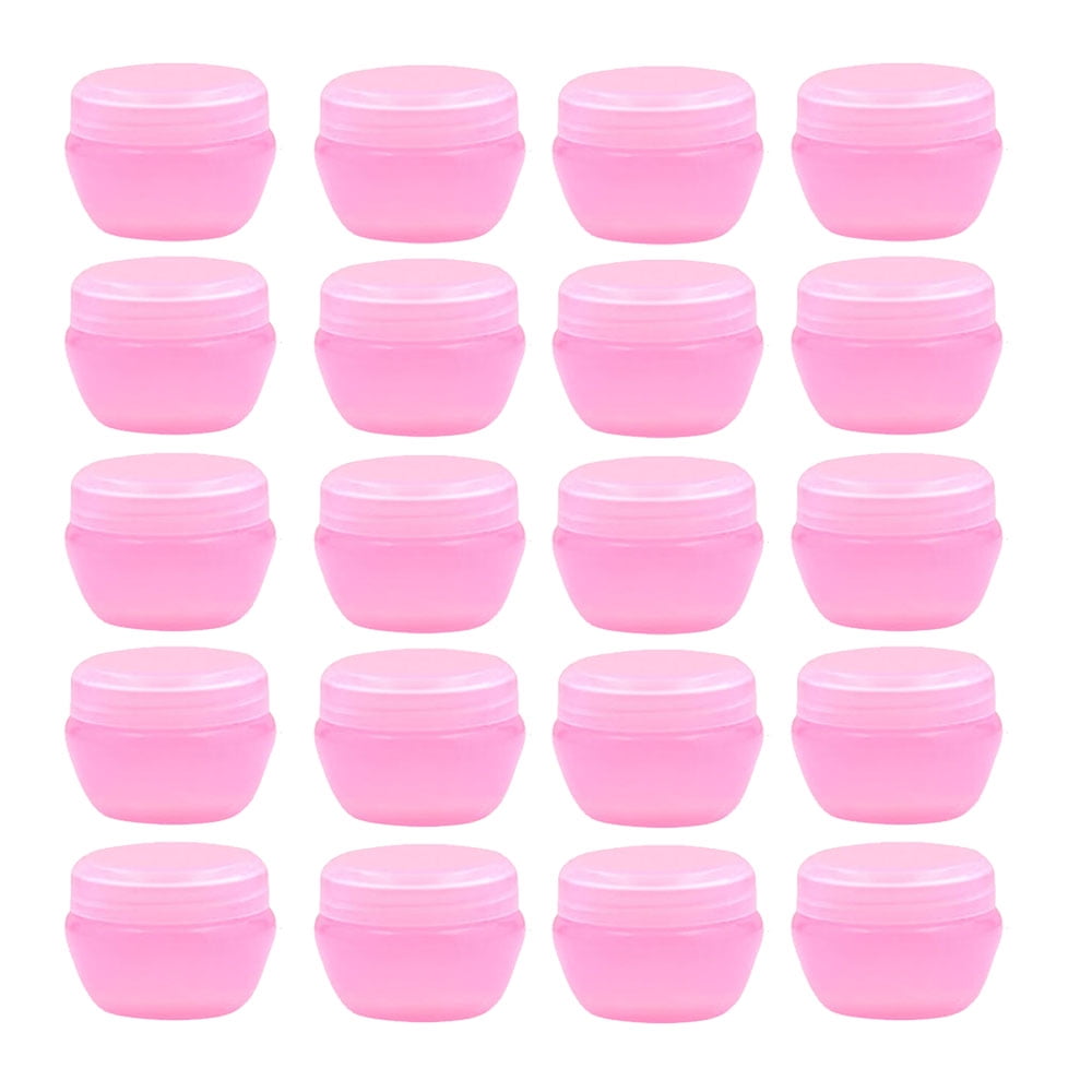 20Packs 5G/5ML Frosted Container Jars with Inner Liner for Scrubs, Oils ...