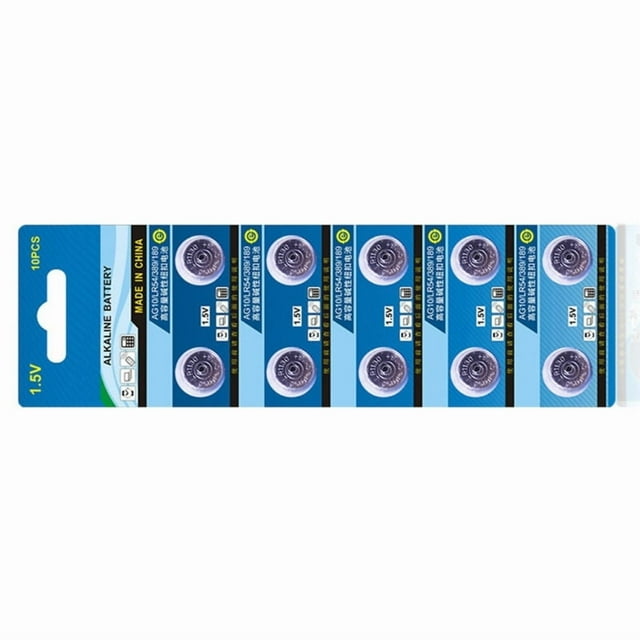20Pc/10pc AG10/LR54 1.5V Button Coin Cell Batteries High Capacity ...