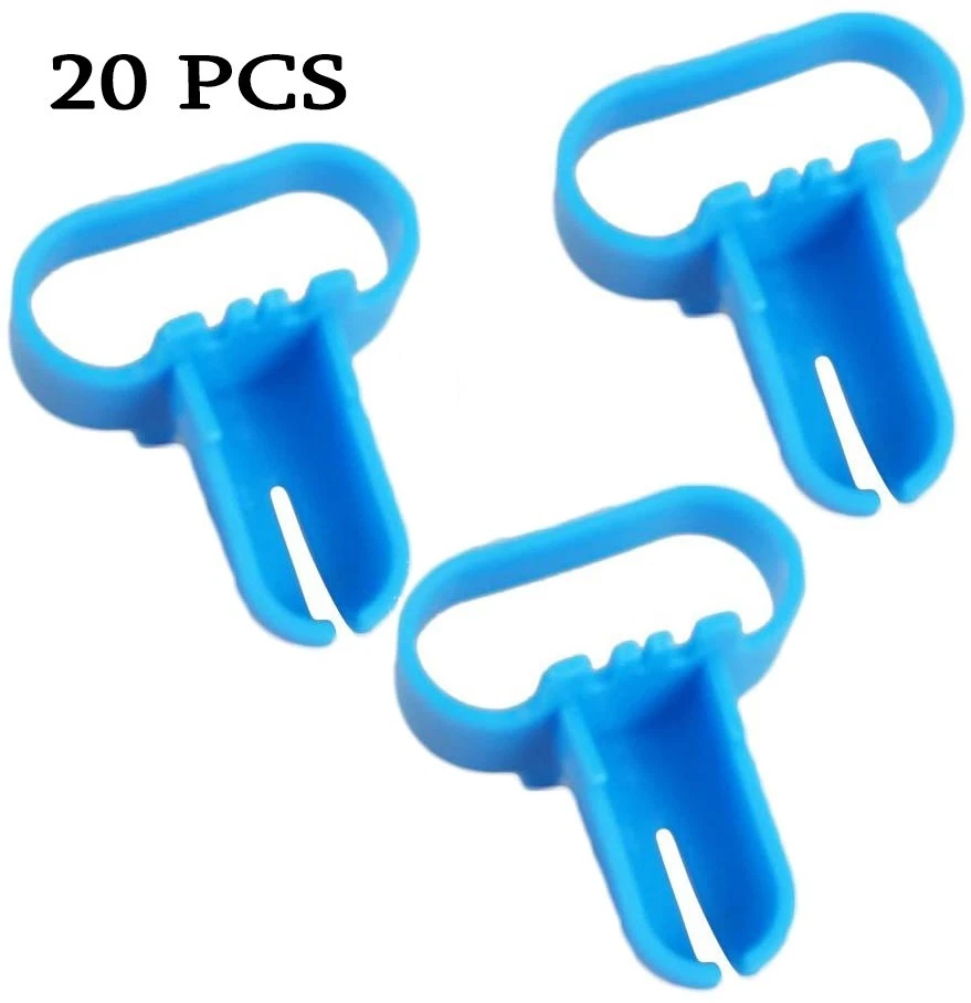 20Pc Balloon Tying Tool Knot Clip For Helium Blower Balloon Column ...
