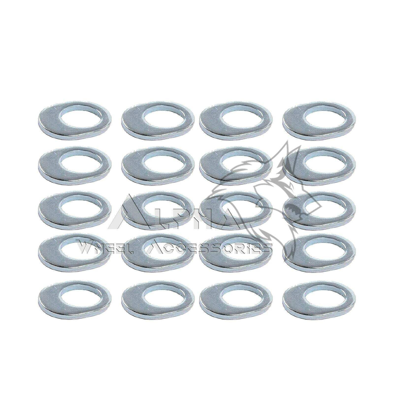 20Pc Offset Wheel Washers For Uni-Lug Keysotne Cragar S/S Wheels ...