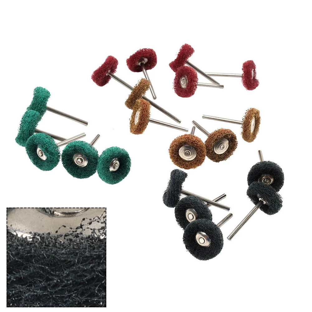 20Pcs 1/8''Shank Abrasive Nylon Buffing Polishing Wheel Set For Rotary ...