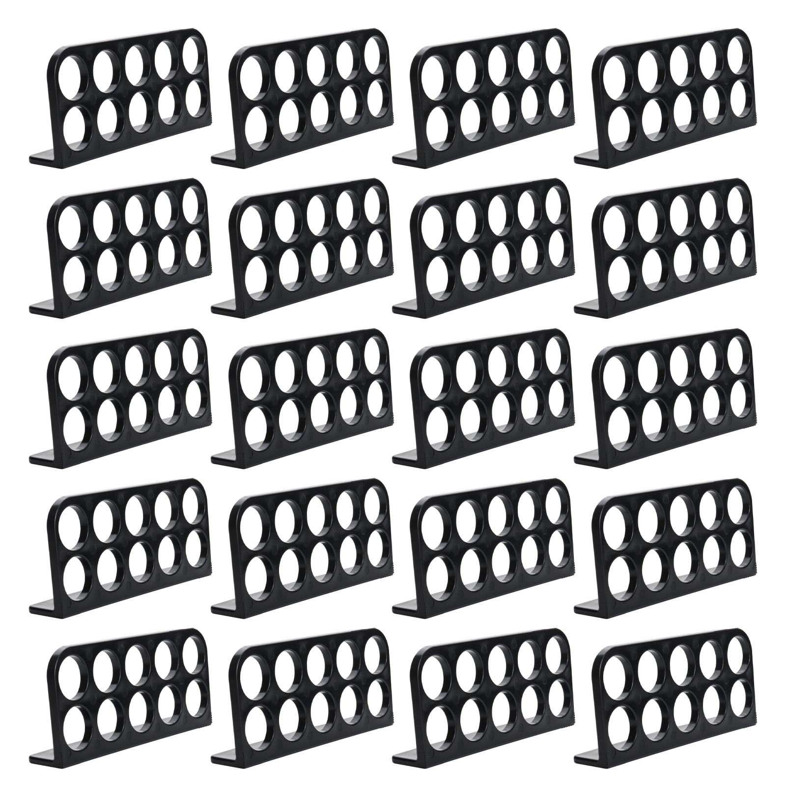 20Pcs 10 Hole Space Saving Cable Rack Wire Bracket Cable Support for ...