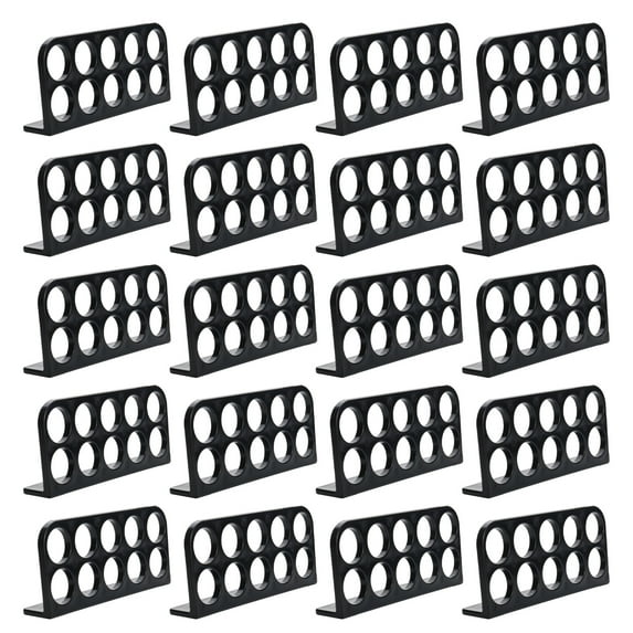 20Pcs 10 Hole Space Saving Cable Rack Wire Bracket Cable Support for ...