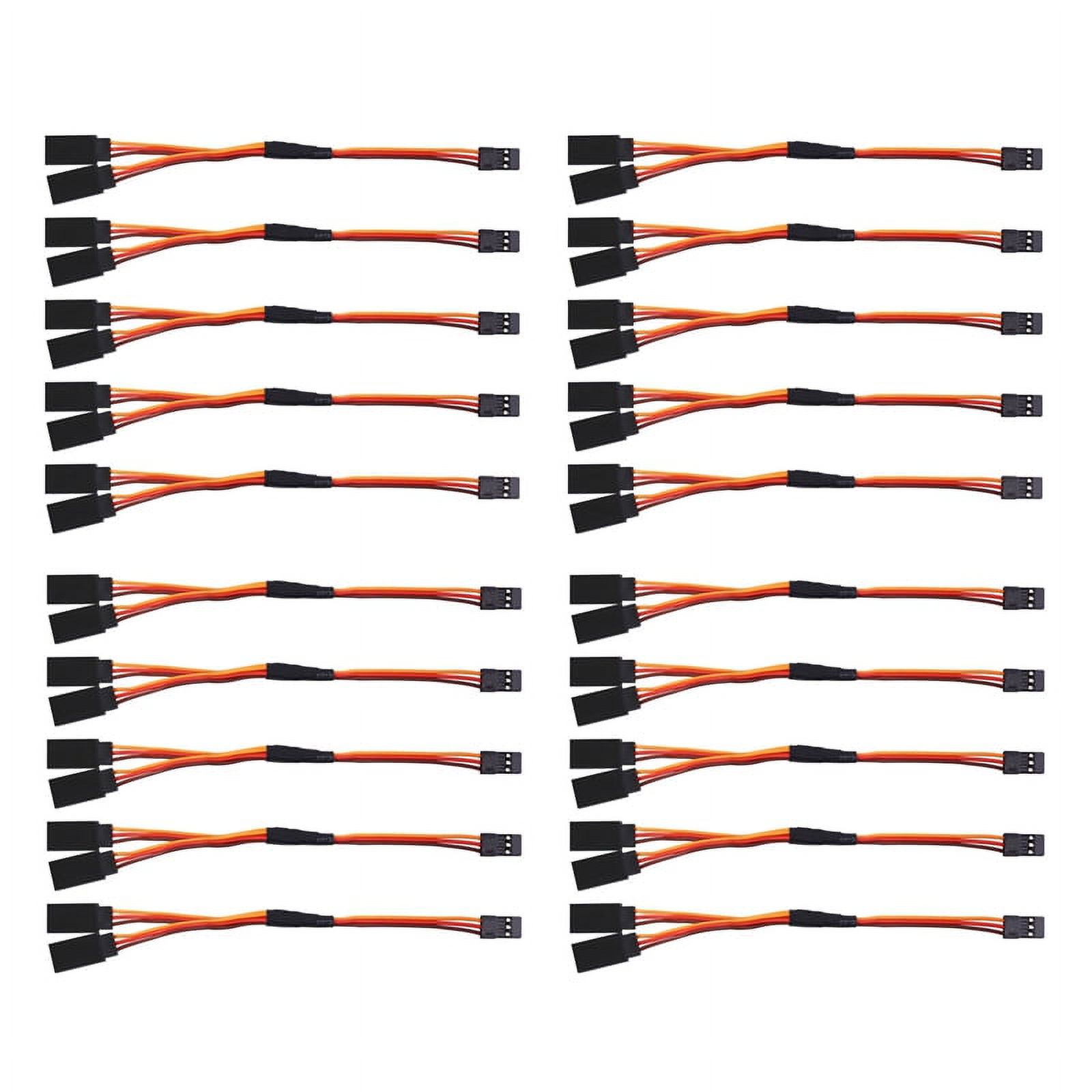 20Pcs 150mm Y Type Extended Line Extension Lead Wire Cable for Futaba ...