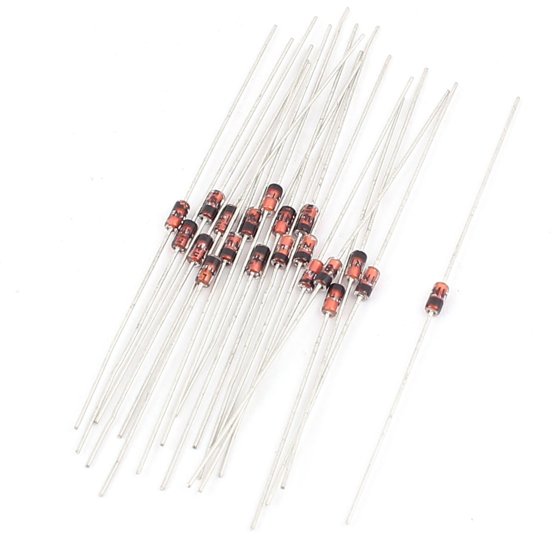 20Pcs 1N4148 DO-35 Glass Sealed Small Signal Switching Schottky Diodes ...