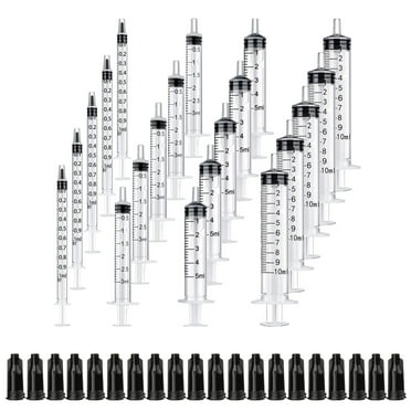 25 Pack of 3ml Luer Slip Syringes without Needle, Disposable, Sterile - Walmart.com