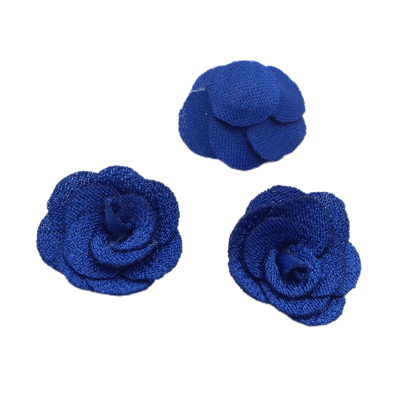 20Pcs 2.5cm 3D Mesh Rose Flower Applique For DIY Headwear Hair Clips ...