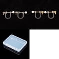 20Pcs 2 Colors 304 Stainless Steel Clip-on Earring Findings ...