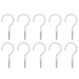 20Pcs 2 Inches Ceiling Hooks Wall Screw Hooks for Hanging Plant Hooks ...