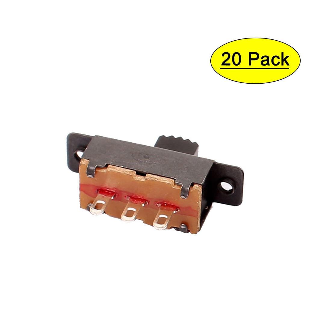 20Pcs 2 Position 3P SPDT Micro Miniature PCB Slide Switch Latching Toggle Switch - Walmart.com