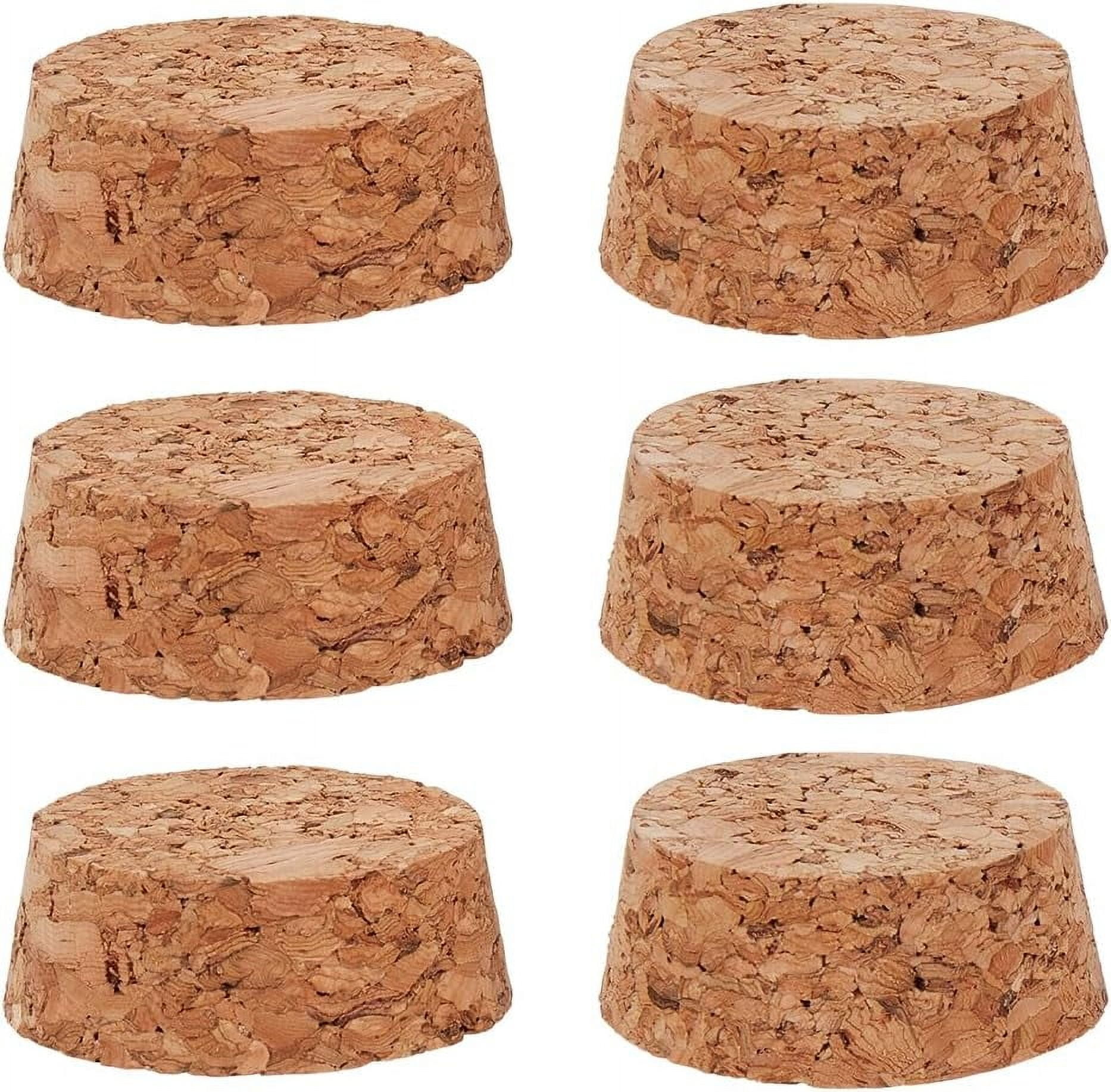 20Pcs 2 Sizes Cork Bottle Stoppers Tapered Cork Plugs Replacement ...