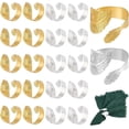 20Pcs 2 Styles Iron Napkin Rings Napkin Holder Adornment Restaurant ...