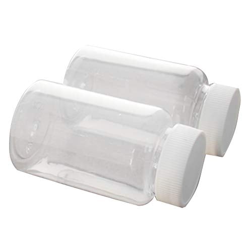 20Pcs 200ml PE Plastic(Food Grade) Bottles, Wide Mouth Lab Reagent ...