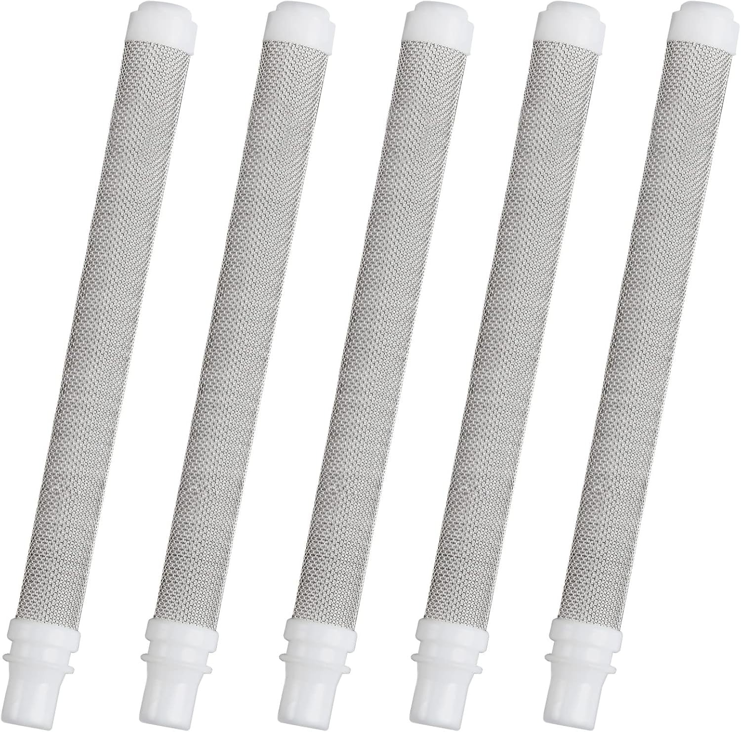 20Pcs 201 Stainless Steel 60 Mesh Airless Spray Gun Filter with Plastic ...